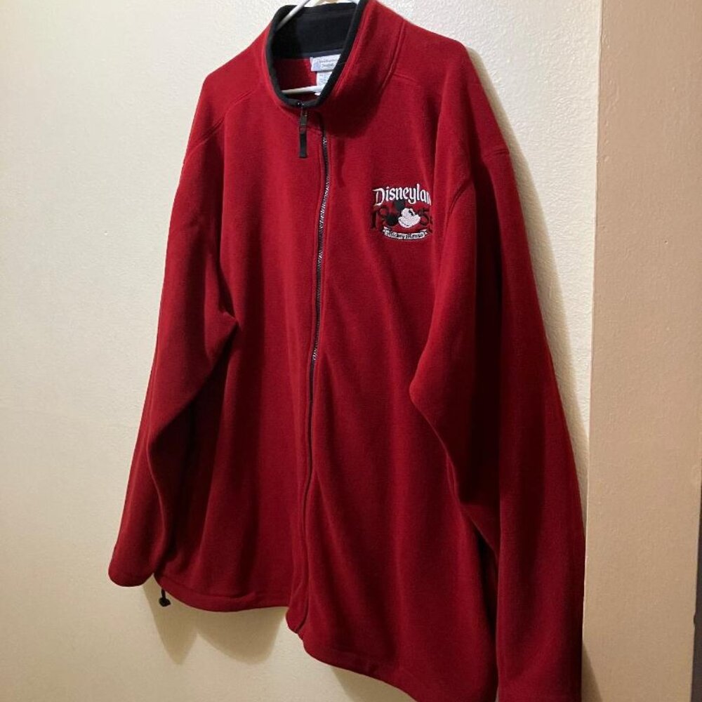 Disneyland Resort Red Mickey Mouse Embroidered Full Z… - Gem